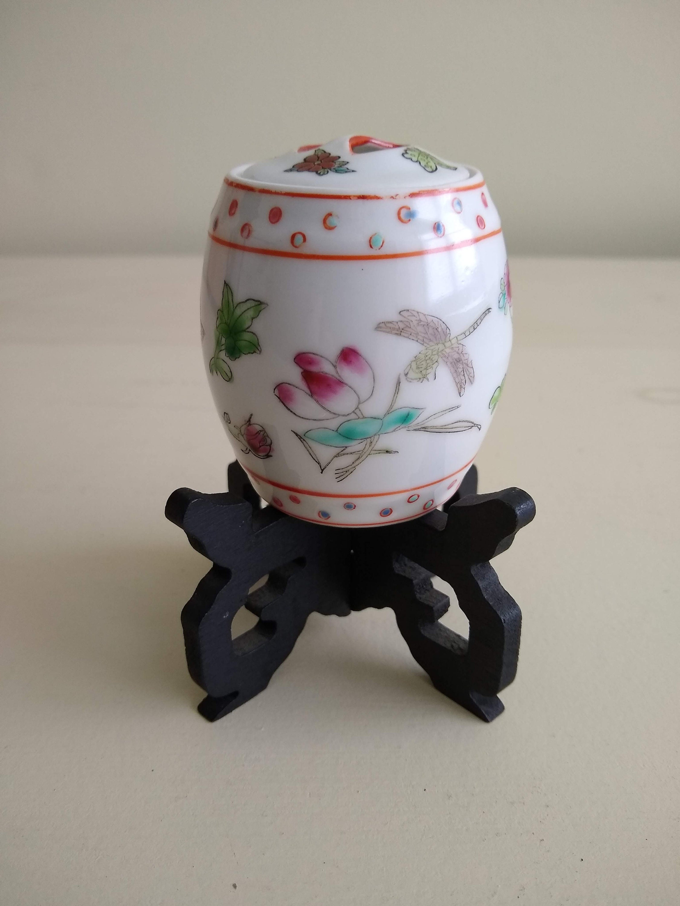 Vintage Small Interlocking Scroll Cut Dark Wood Pedestal, Various Sizes ...