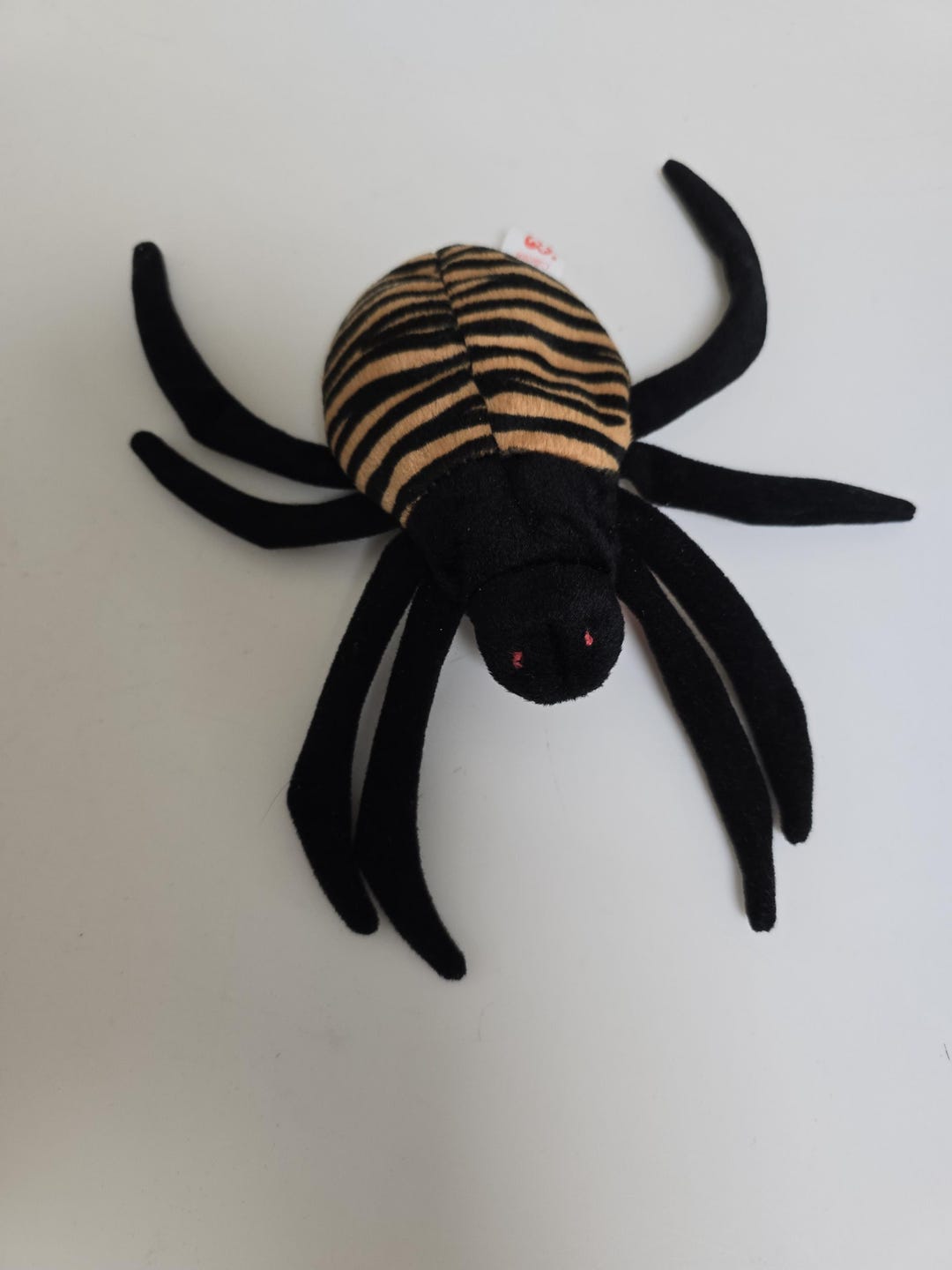 Vintage 1997 Ty Beanie Babies Spinner Spider Plush Toy, Red Stitched ...