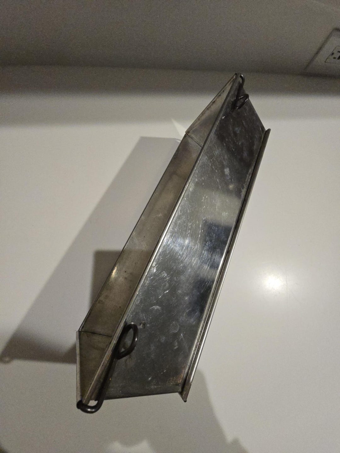 Vintage Collapsible Loaf Pan; Flat Folding Aluminum Bread Pan; Long ...