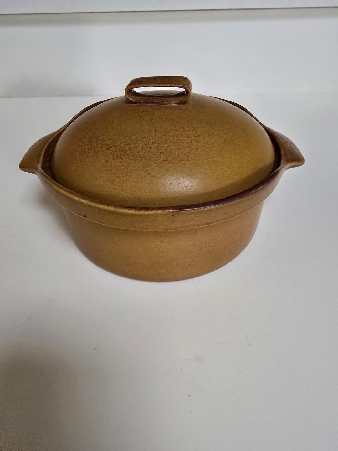 Vintage Bennington Potters Tawny Mustard Round Soup Bowl, Small ...