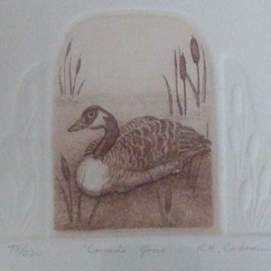 Limited Edition RH Badeau Embossed Etching, Signed in Pencil and ...