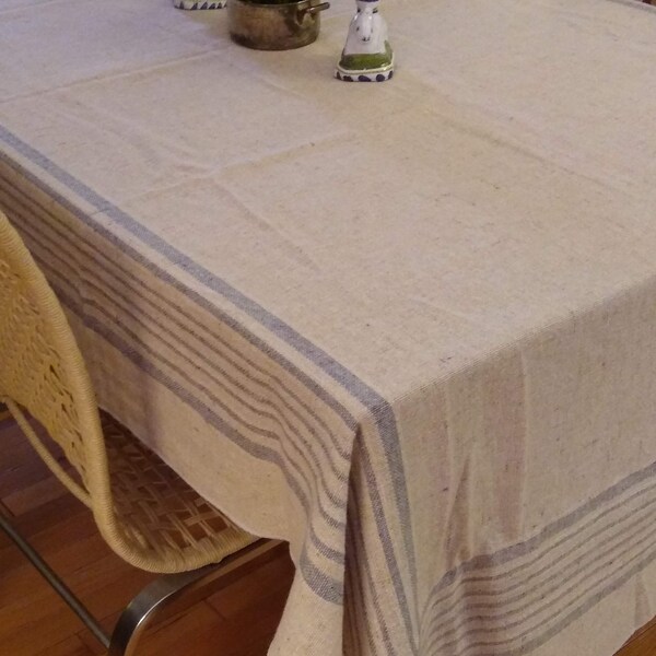Striped Tablecloth - Etsy
