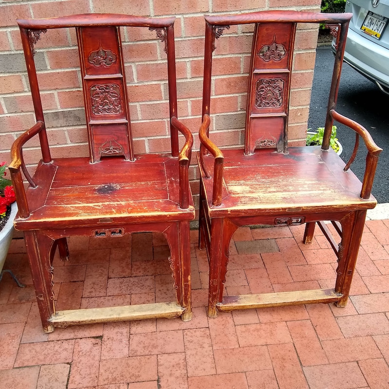 19 Century Chinese Chair - Etsy