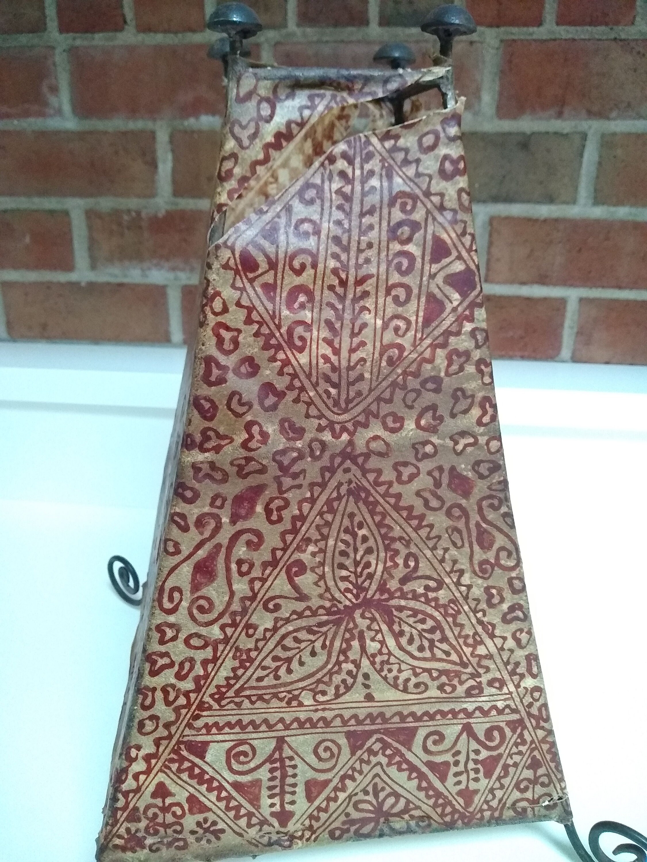 Vintage Moroccan Henna / Goat Skin Lamp Lantern Iron Lamp | Etsy