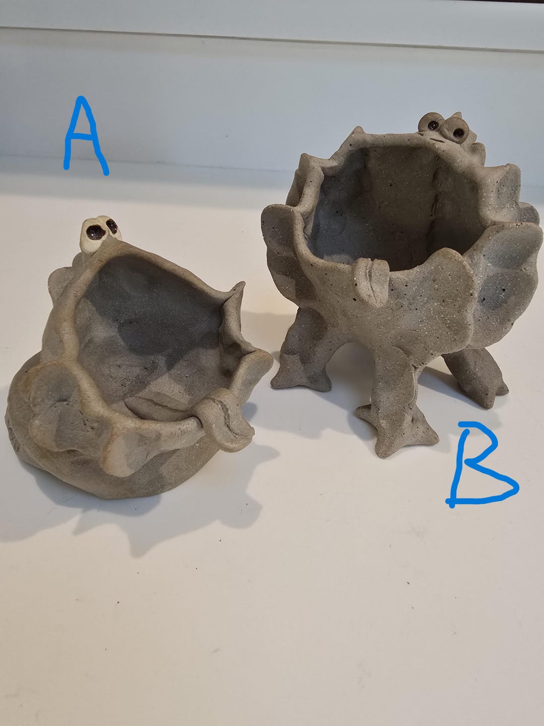 Vintage Hand Built Grotesque Stoneware Pot Signed DZEDZY, Sold ...