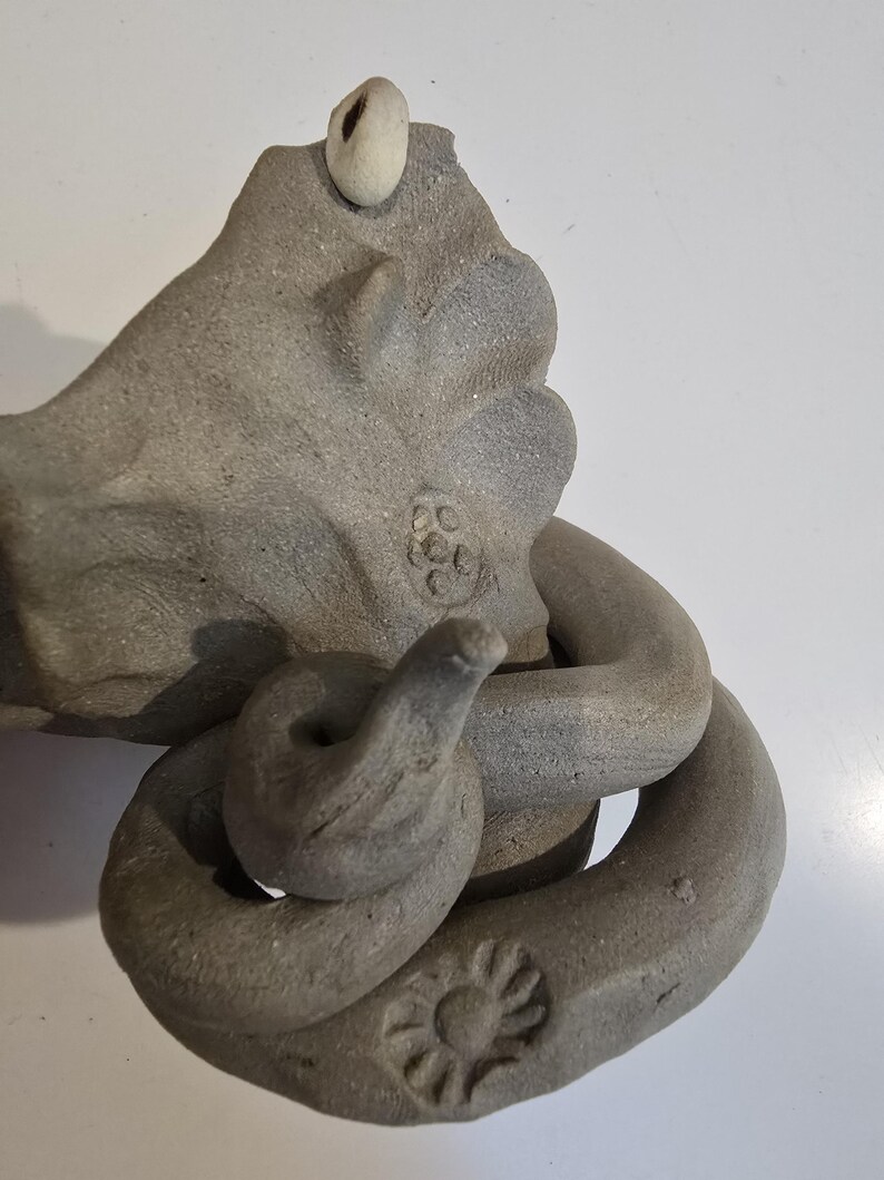 Vintage Hand Built Grotesque Stoneware Pot Signed DZEDZY, Sold ...