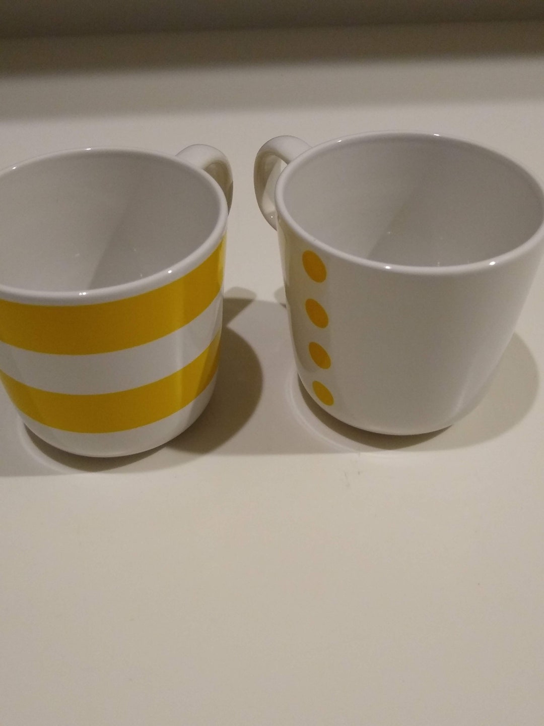 Vintage Rare IKEA Mugs SOLD INDIVIDUALLY - Yellow and White Ungdom ...