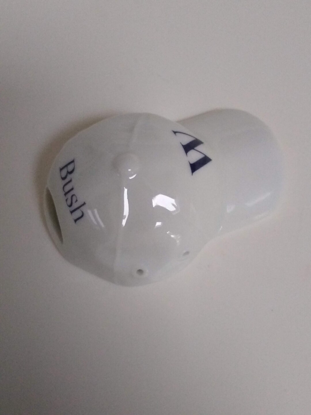 Rare Vintage Small Porcelain Sculpture of George W Bush Baseball Cap ...