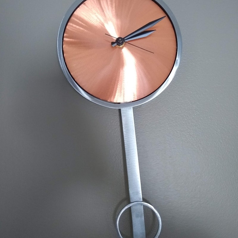Copper Wall Clock - Etsy