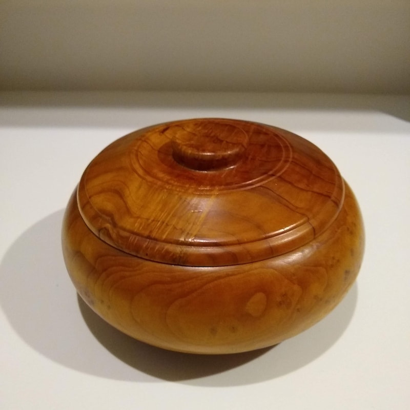 Round Wood Box - Etsy