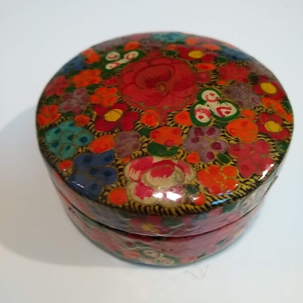Kashmir Lacquer Box - Etsy
