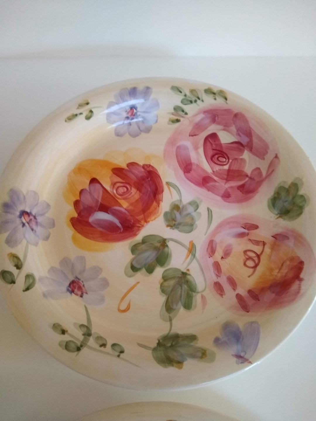Vintage Hand Painted Gibson Designs Angel Rose Dinner Plate 10 - Etsy
