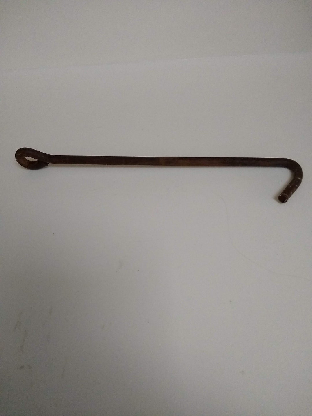 Vintage Rusty Hand Hammered Forged Iron Hook Salvaged Farm Implement - Etsy