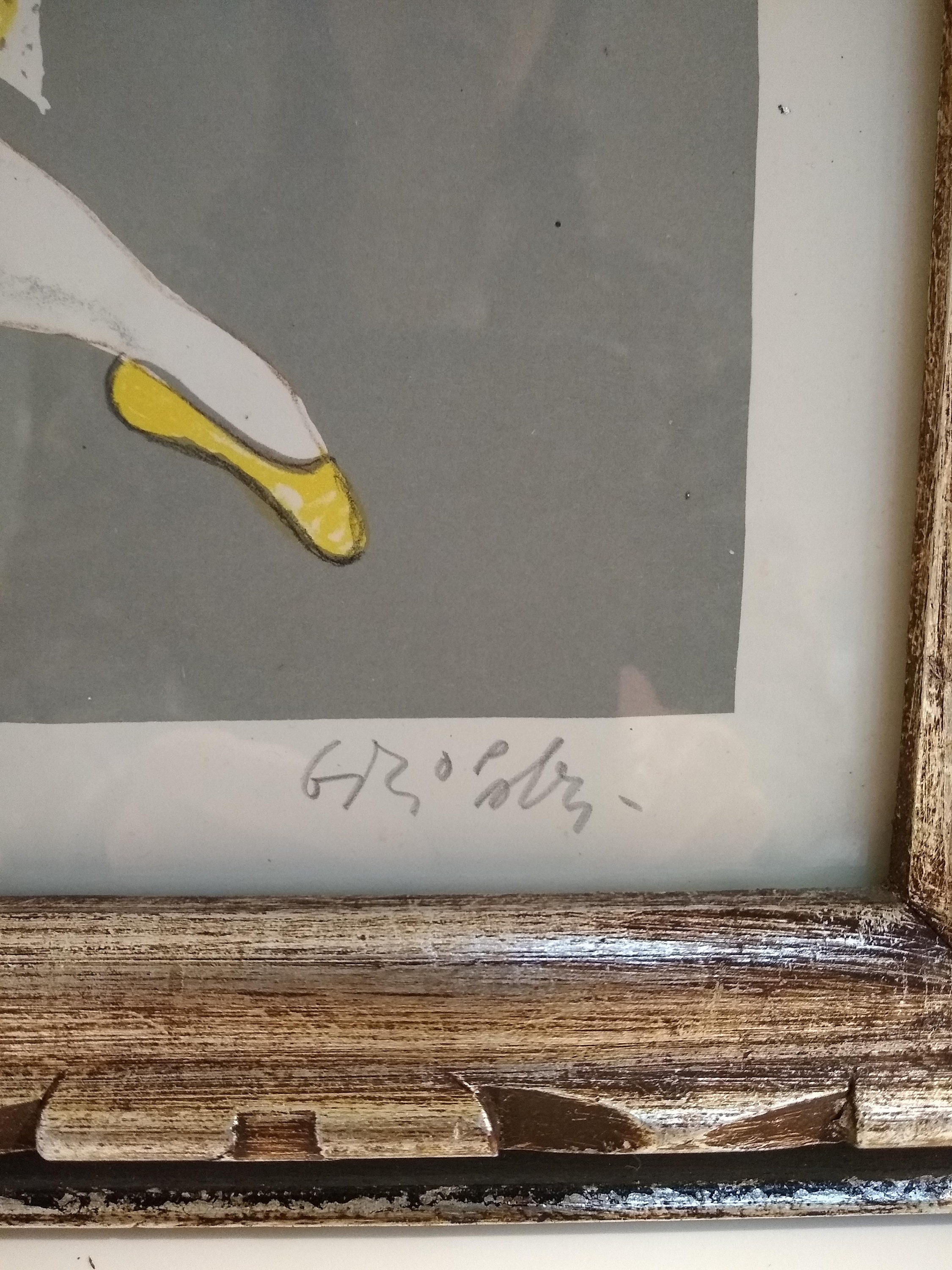 Vintage William Gropper Original Lithographic Print Dancer - Etsy