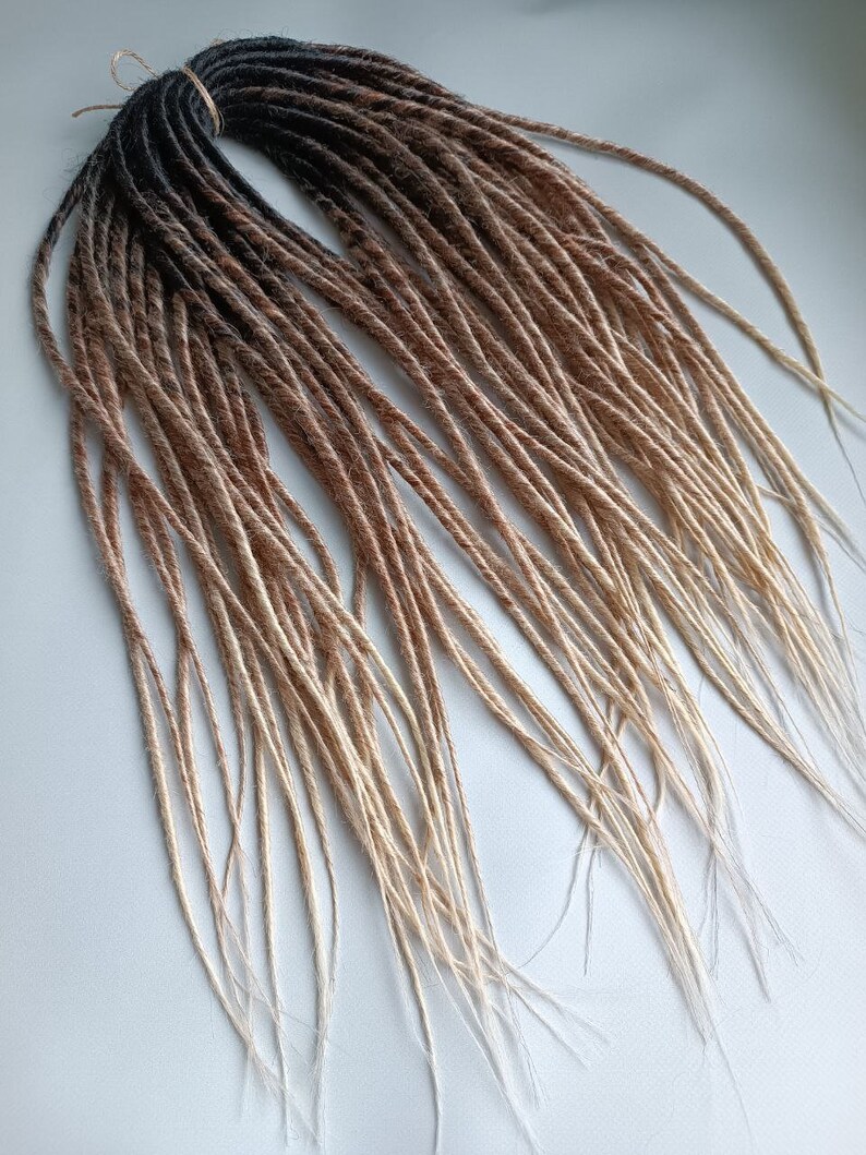 Synthetic Dreads Extensions/double Ended Dreadlocks/brown - Etsy
