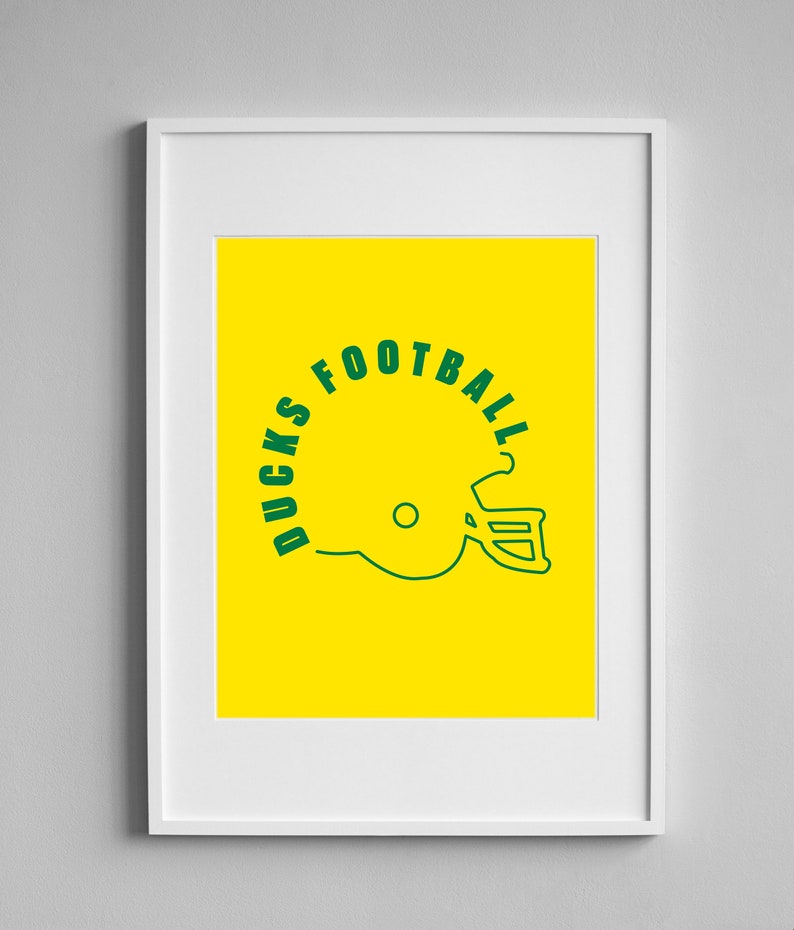 Oregon Football Printable Posters 4 - Etsy