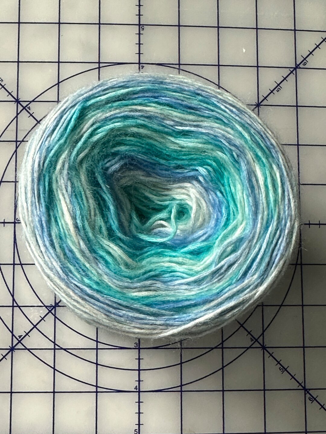 Partly Cloudy Brushed Acrylic Yarn - Blue - Variegated - Blues - Blue ...