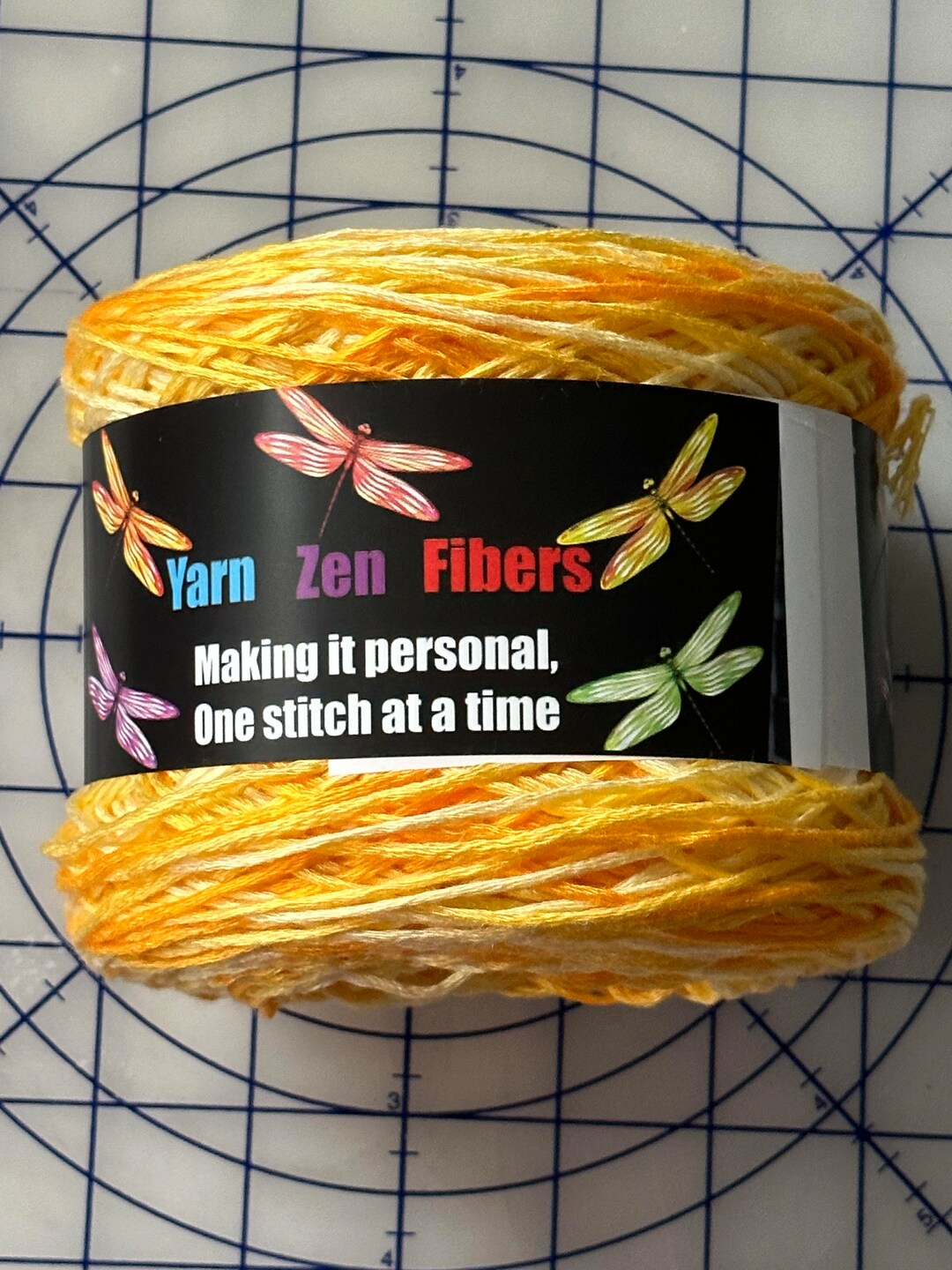 Sunshine Yellows Yarn - Acrylic Yellow Yarn - Sunshine Yarn Cake ...
