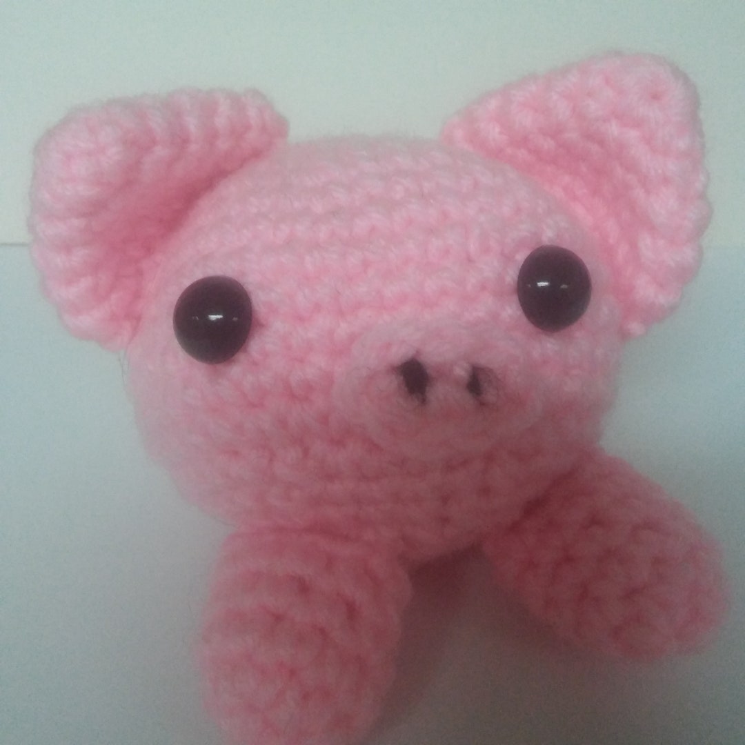 Crocheted Roly-poly Pig - Etsy