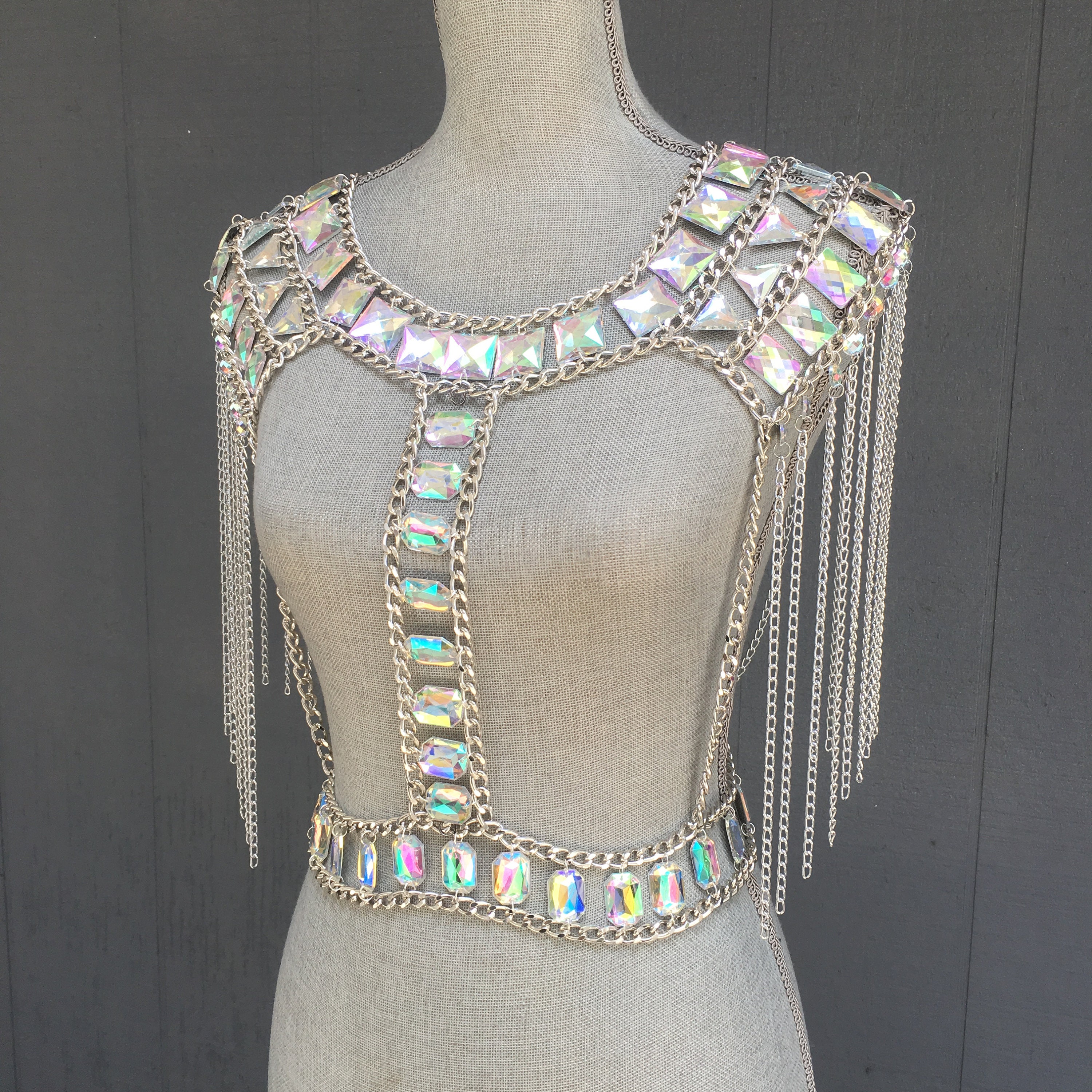 Shoulder Chain Top festival Wear great for Burning Man Edc - Etsy