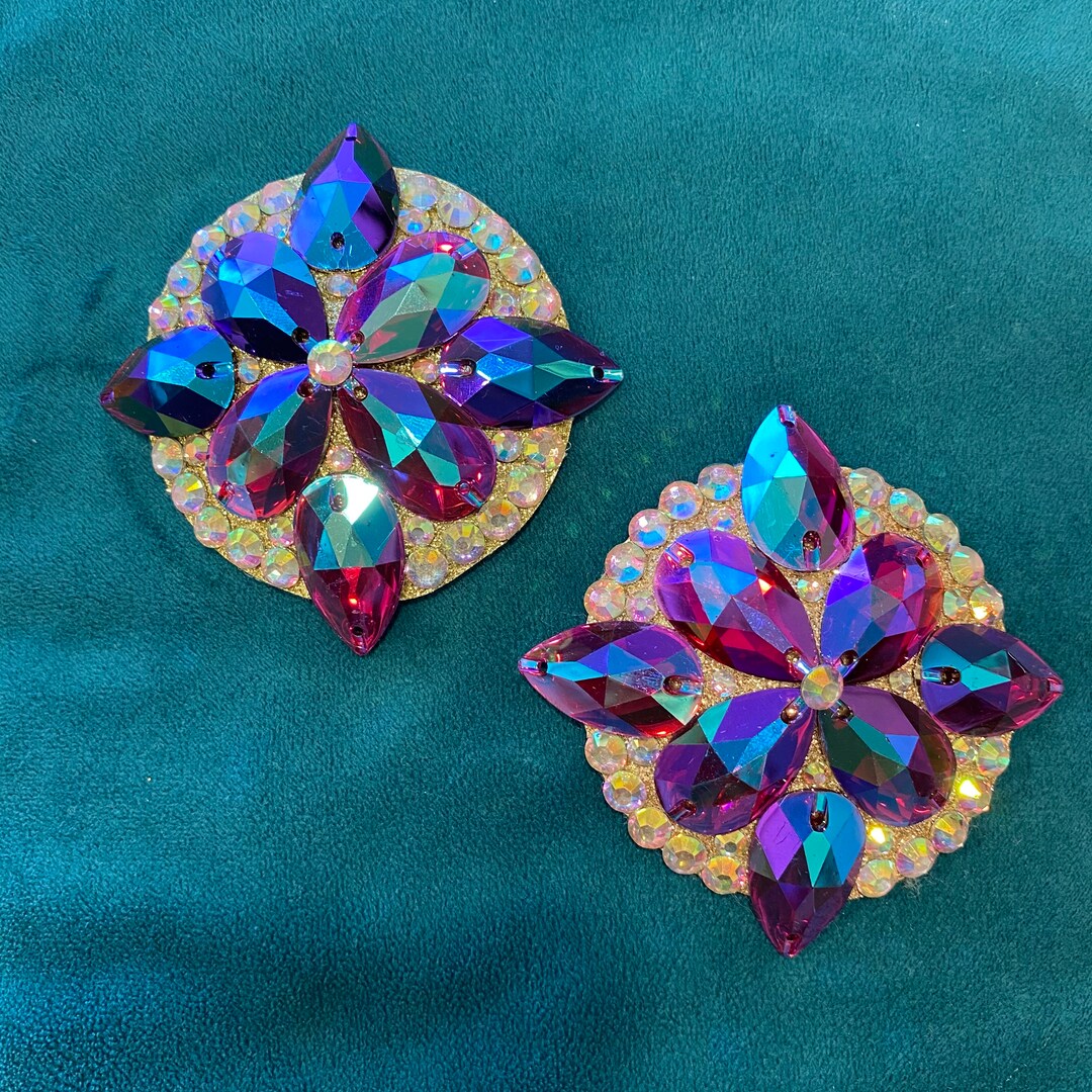 Diamond Pasties , Rave Pasties, Nipple Cover, Edc Pasties Pasties EDC ...