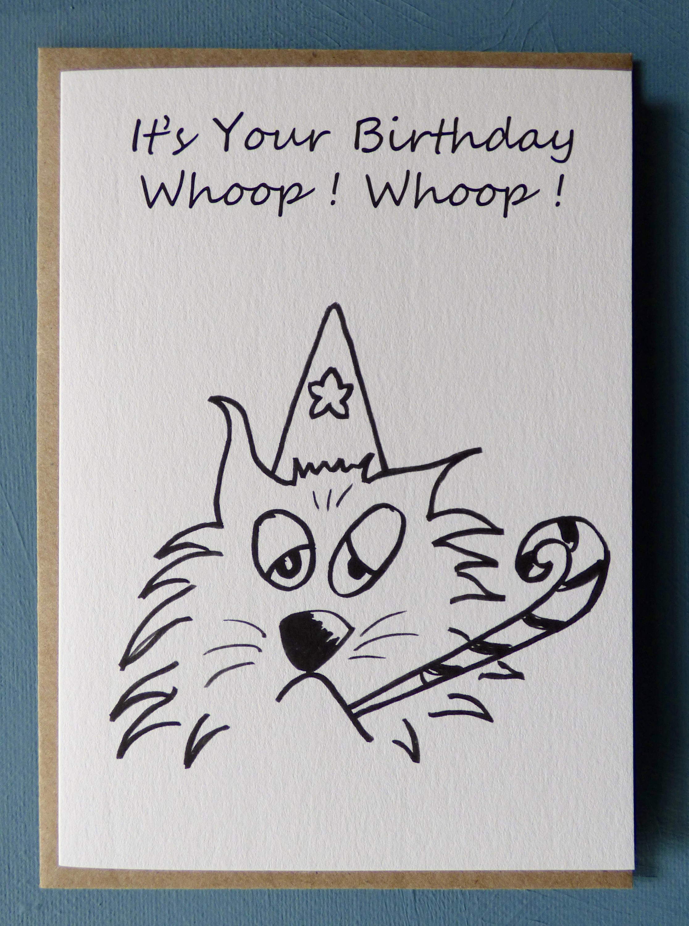 IT'S YOUR BIRTHDAY Whoop- Whoop -greetings Card-- Animal Card-funny ...