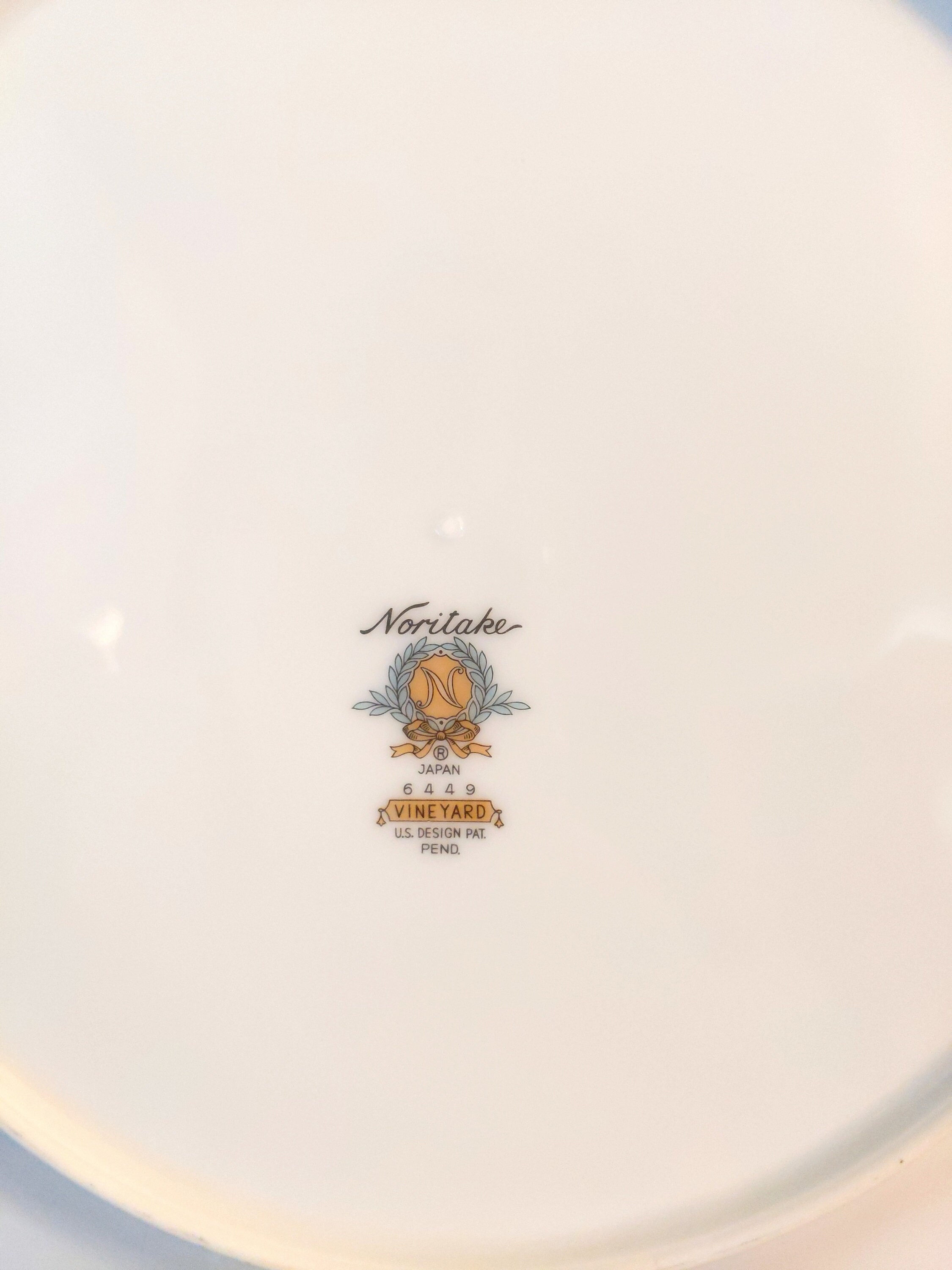 Noritake China Noritake Vineyard Pattern Complete Place - Etsy