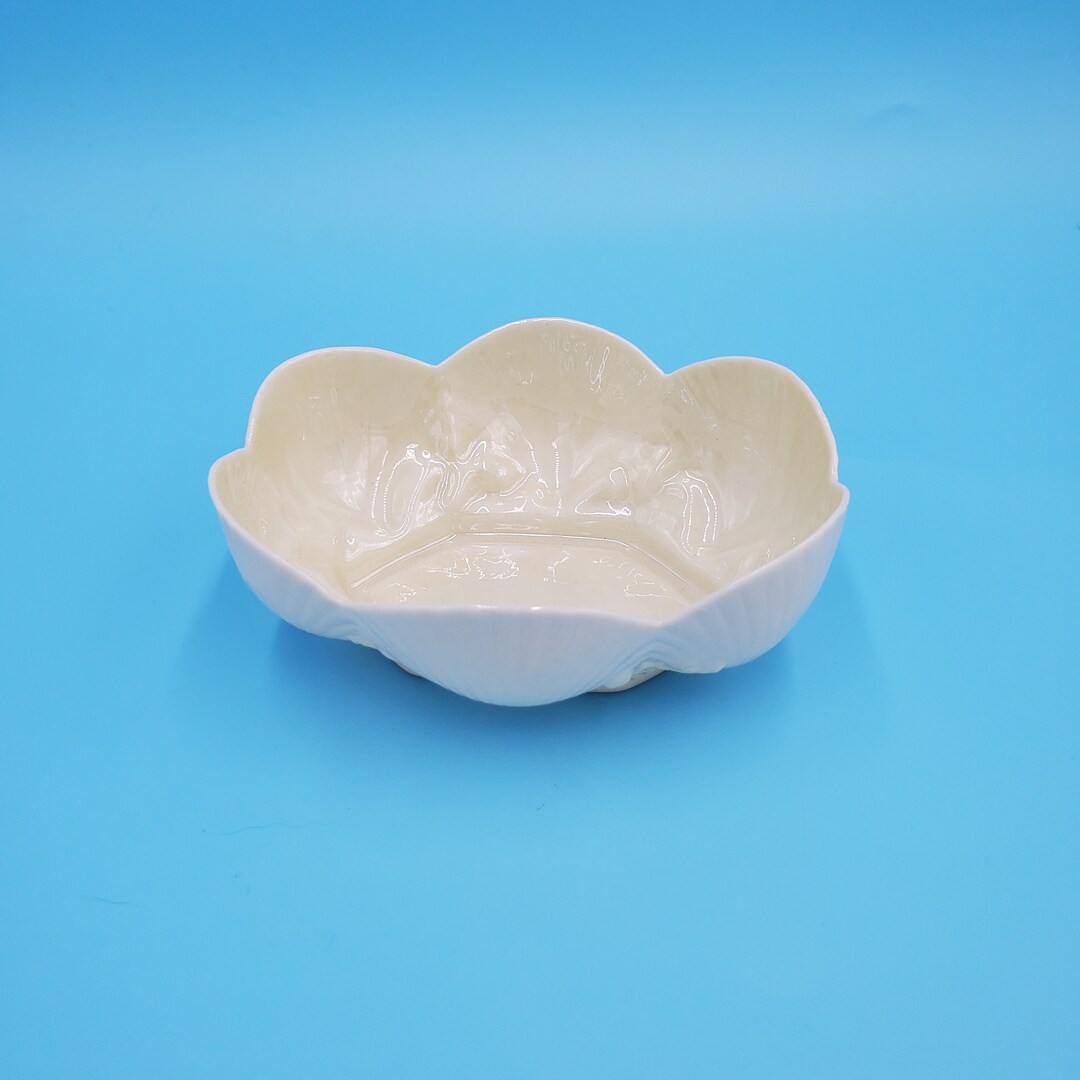 Belleek Oblong Dish; Belleek Ireland; Ceramic Oblong Dish; White Candy ...