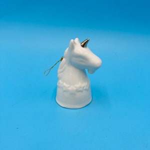 White Unicorn Bell, Ceramic Unicorn Bell, Collectible Bell - Etsy
