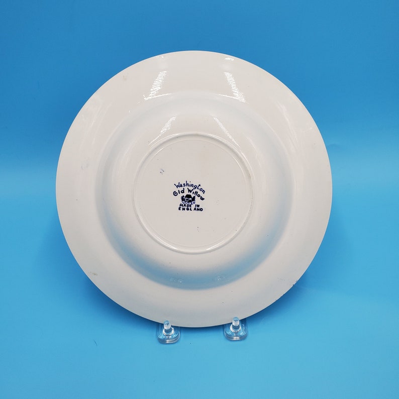 Old Willow Pattern Plates Desert Plate and Bowl Vintage Old | Etsy