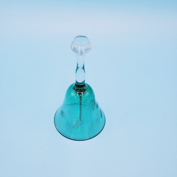 Green Glass Bell - Etsy