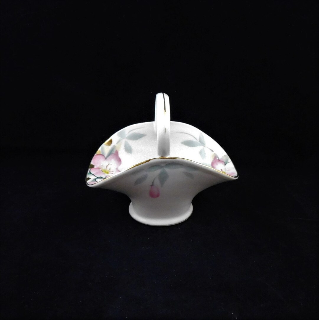 Vintage Noritake Basket Azalea Floral Pattern - Etsy