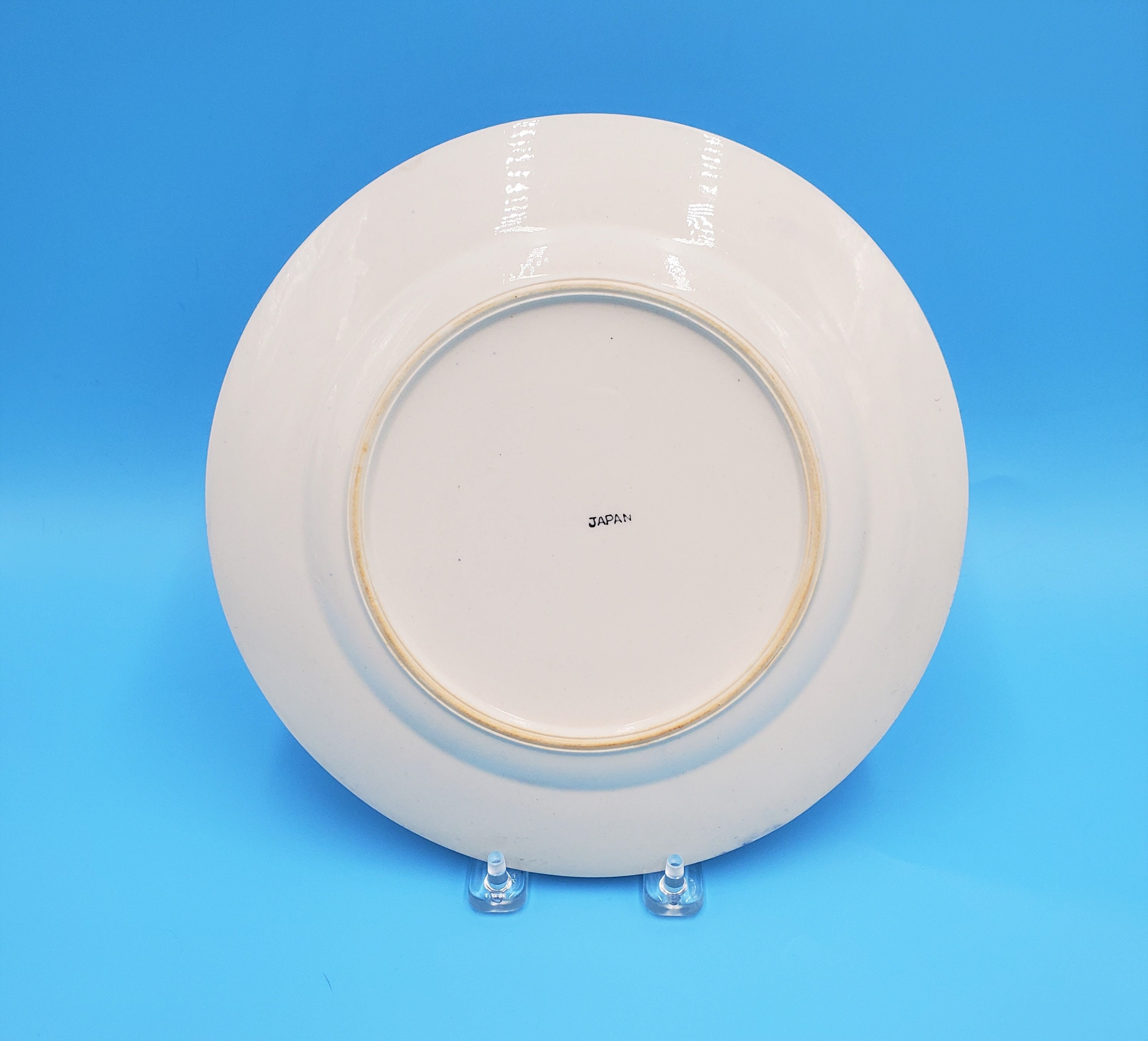 Old Willow Pattern Plates Desert Plate and Bowl Vintage Old - Etsy