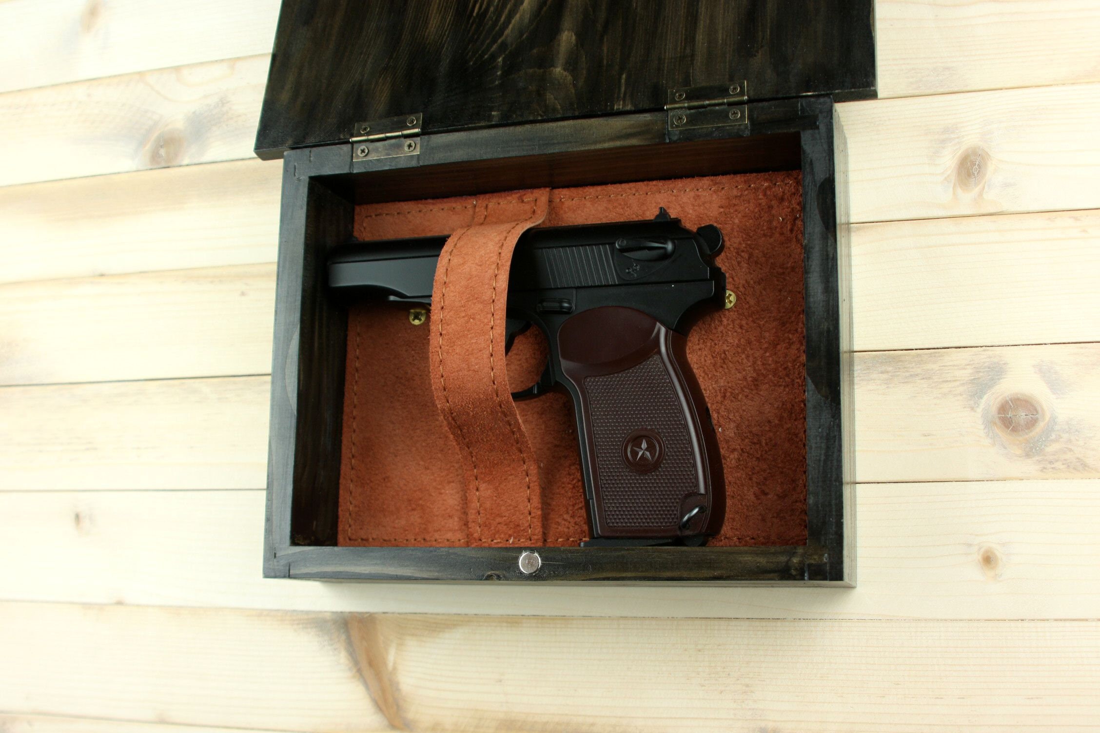 STASH BOX for Gun. Hidden Gun Storage. Gift for him. Husband | Etsy