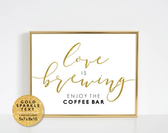 Coffee Wedding Sign | Etsy