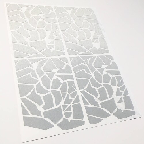 Reflective Bicycle Decals and Bike Helmet Stickers Honeycomb - Etsy