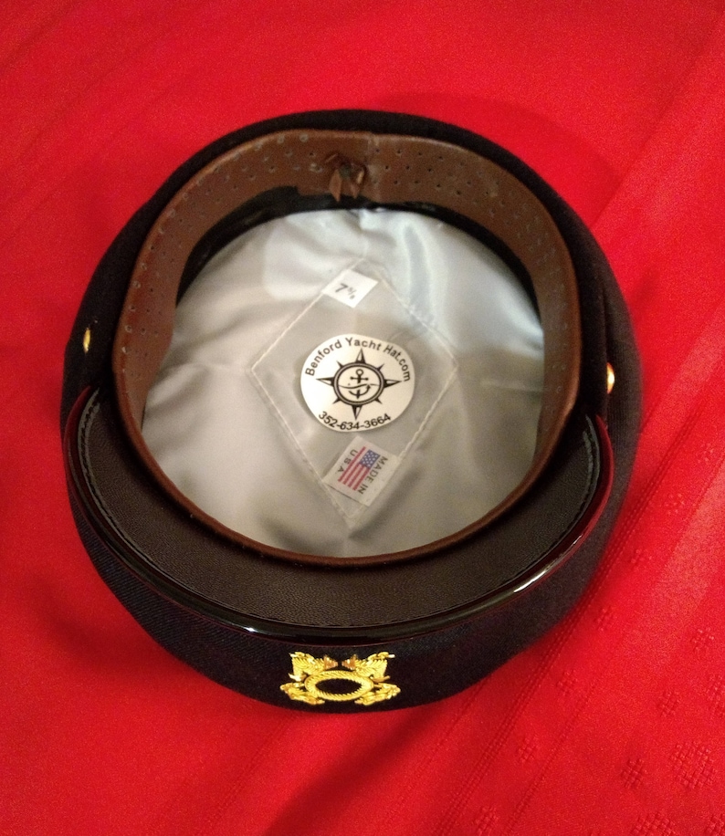 Authentic Captain Hat, Skipper Hat, Authentic Benford Yacht Hat ...