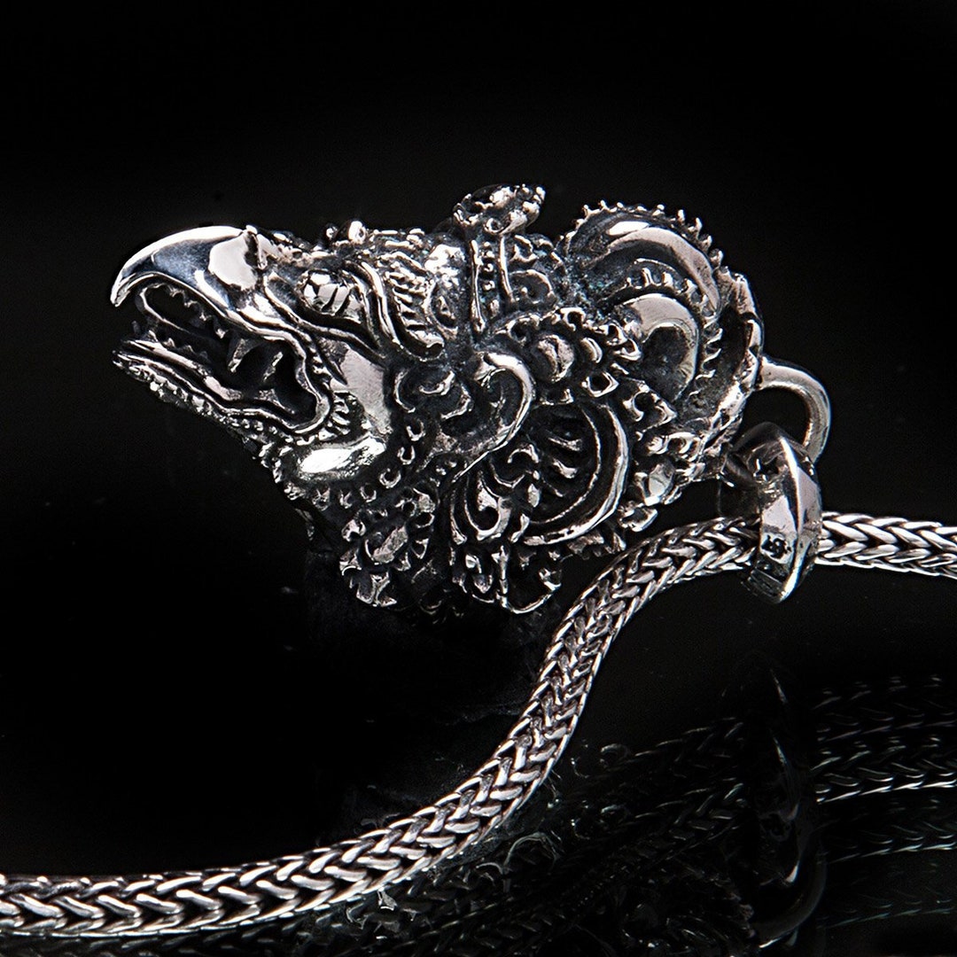 Garuda Head Pendant/garudajewelry/garudanecklace/sterlingsilverpendant ...