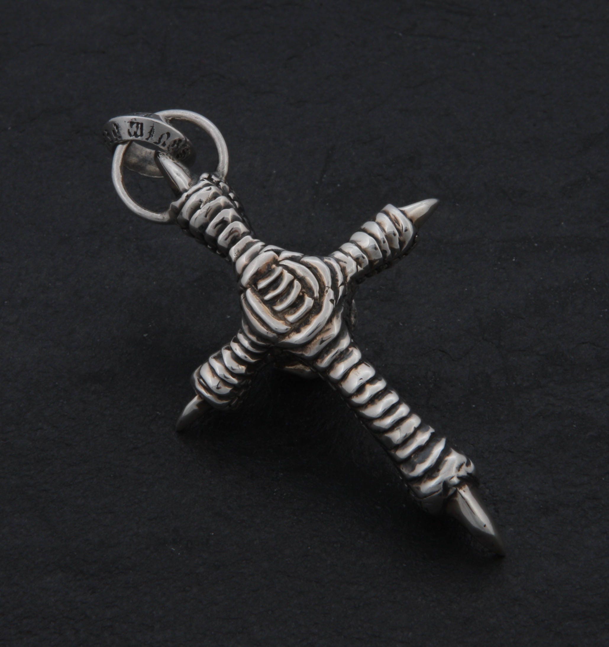 Cross and Claws Pendant/cross Pendant/ Silver Cross/designer Jewelry ...