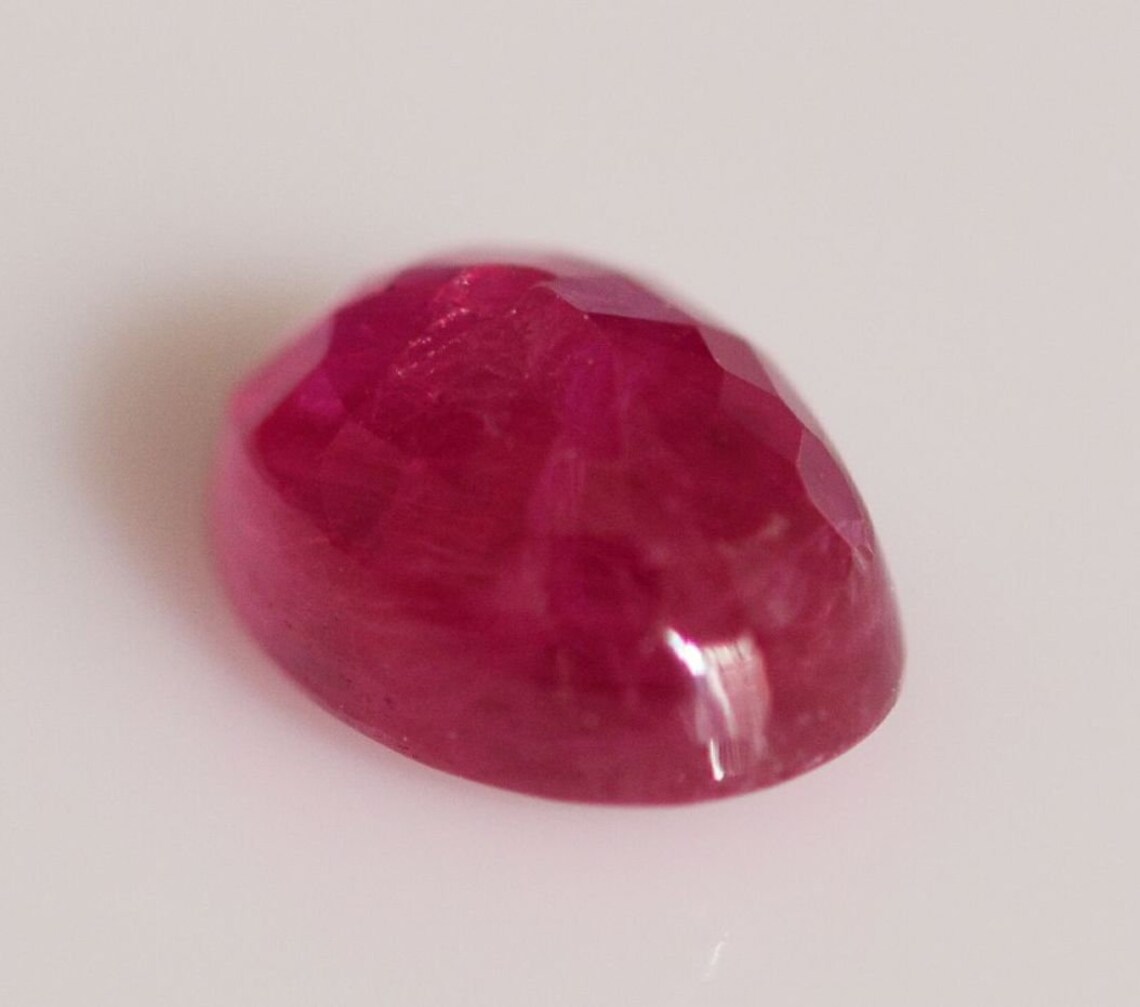 Rubí natural certificado IGI 1,31 ct - Etsy España