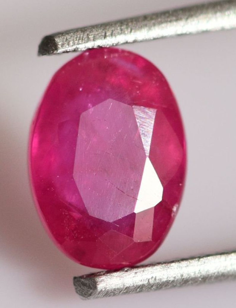 Rubí natural certificado IGI 1,31 ct - Etsy España