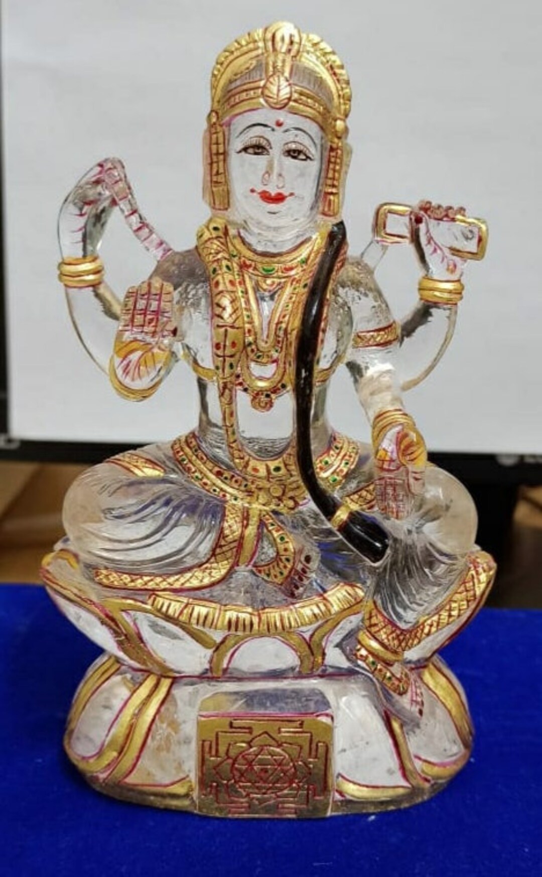 Hindu Goddess Bala Tripura Sundari of Natural Crystal - Etsy