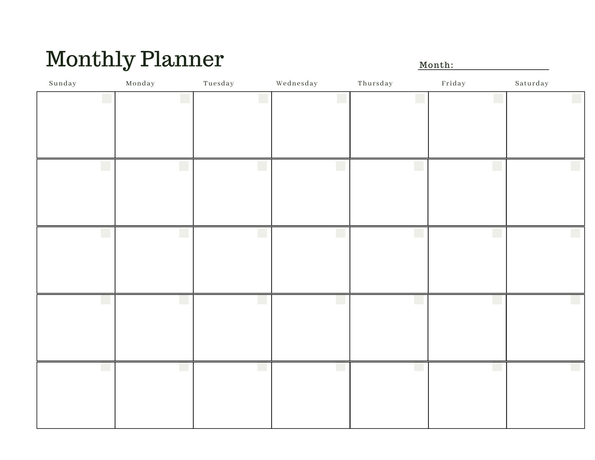 Undated Monthly, Weekly, Daily, Planner, Bundle, Calendar, Simple, Easy ...
