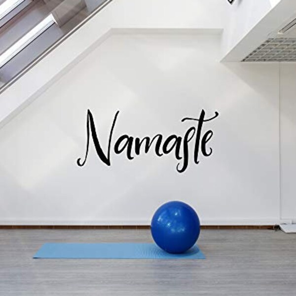 Namaste Wall Decal - Etsy