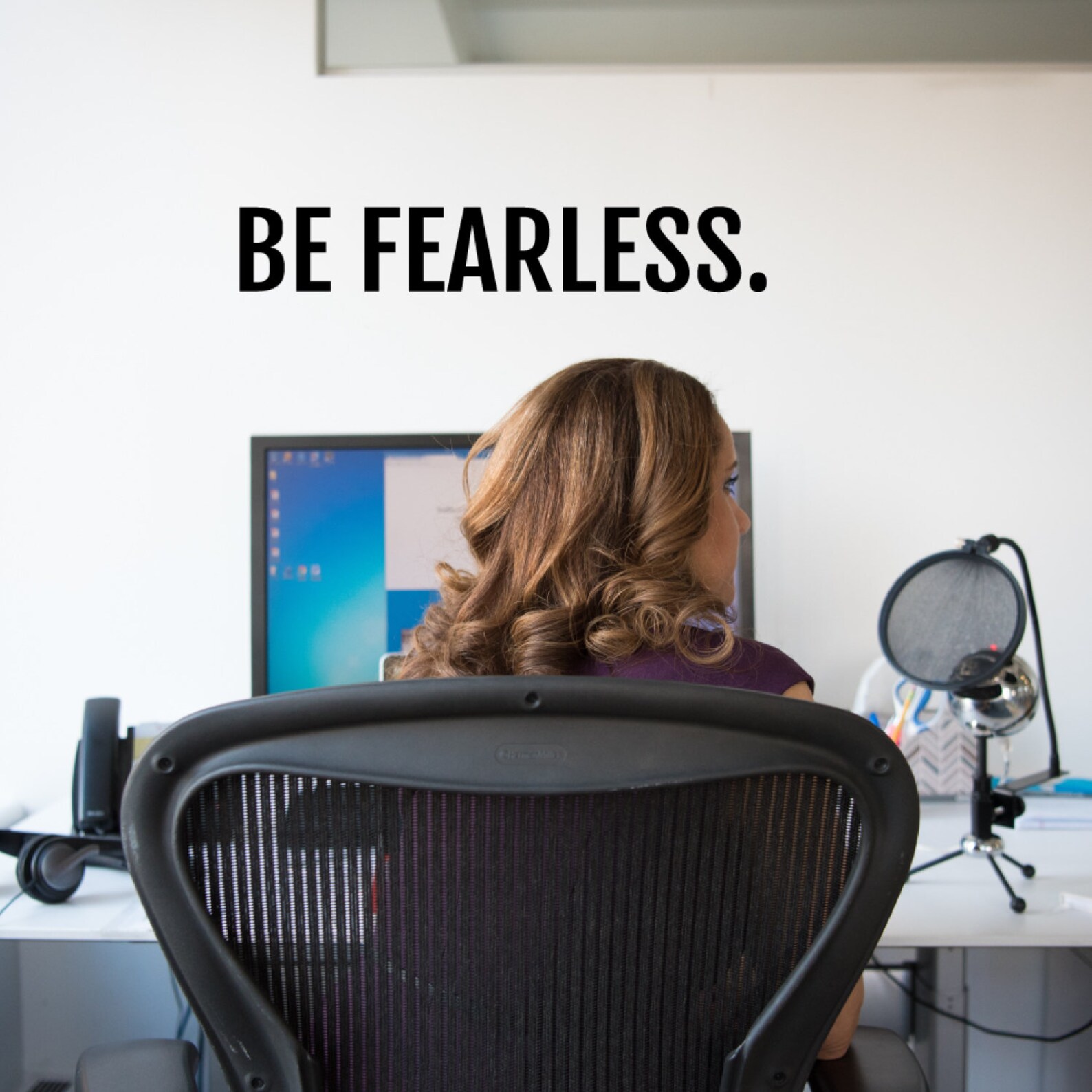 Be Fearless Inspirational Decal Wall Stickers Motivational - Etsy