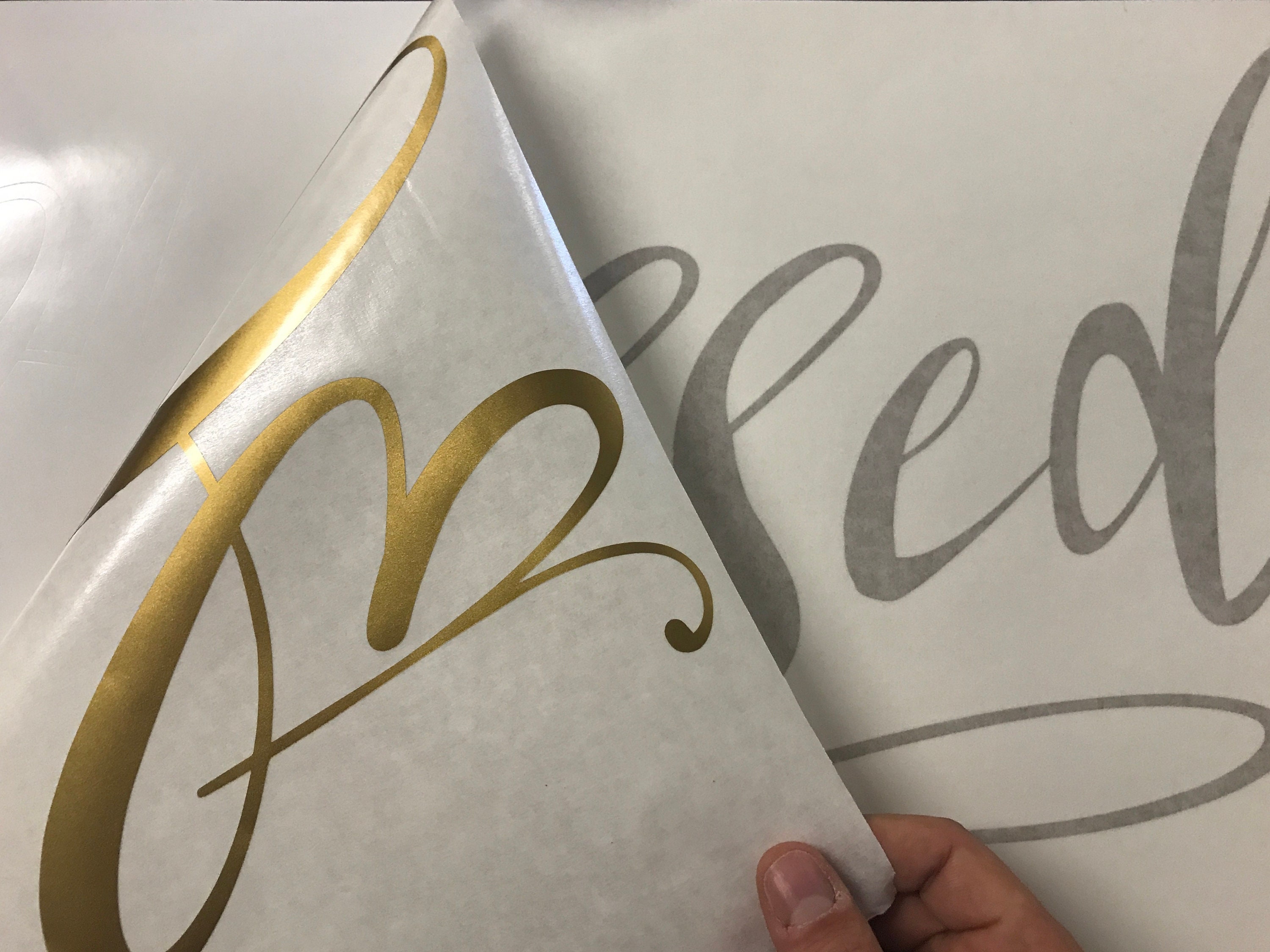 Blessed Wall Sticker Home Decor Wall Decal Large 21 X 13 - Etsy