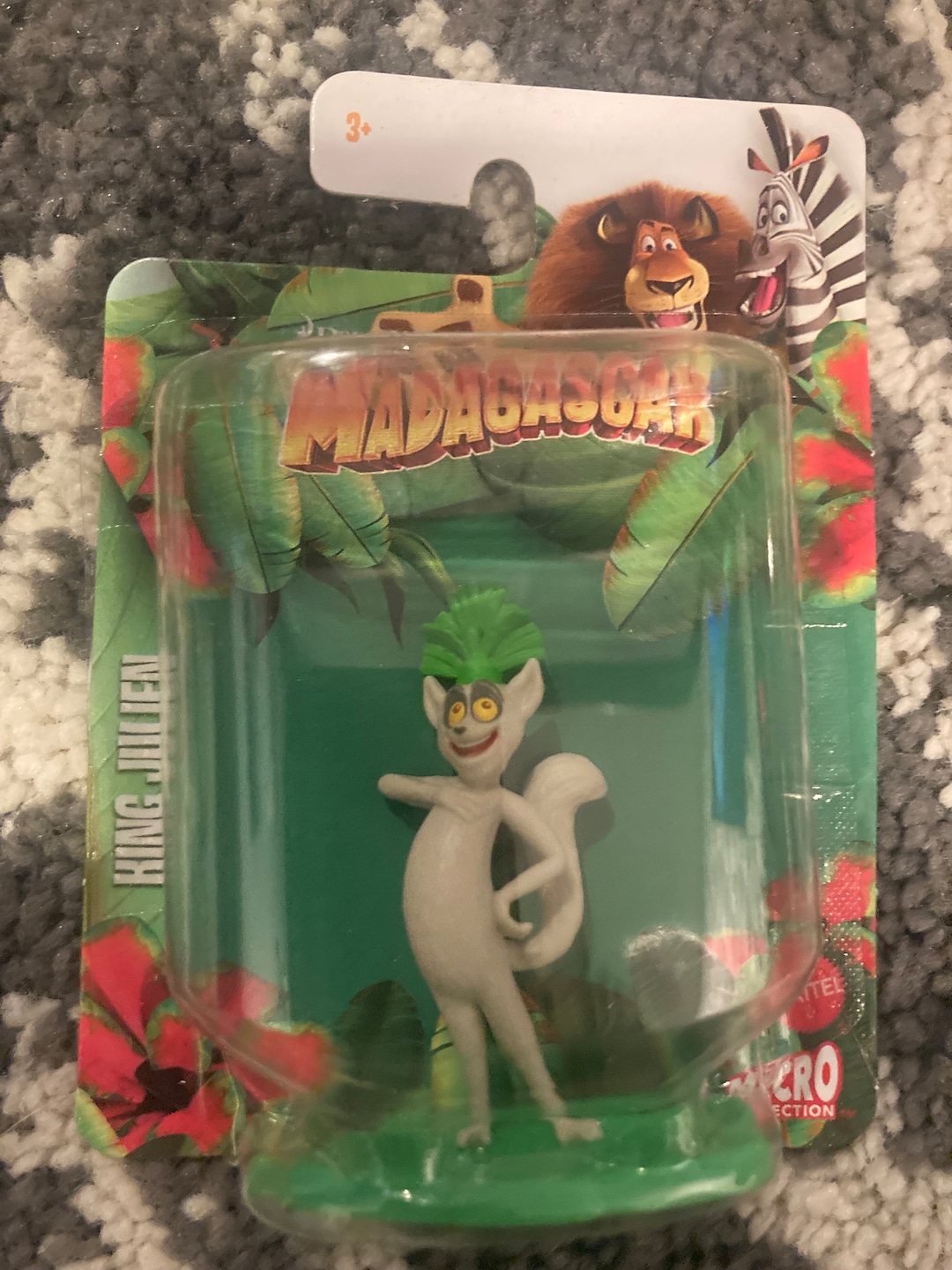 King Julien Madagascar Figurine, Mattel Micro Collection Dreamworks ...