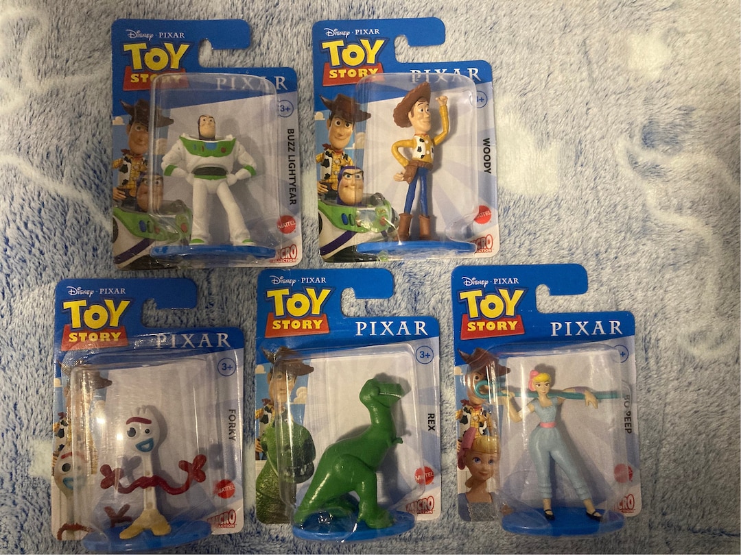 Toy Story 1 2 3 4 Disney-pixar SET OF 5 Disney Collection Toys Mini ...