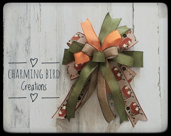 Fall Mailbox Bow | Etsy