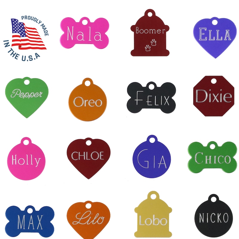 Small Dog Tag - Etsy